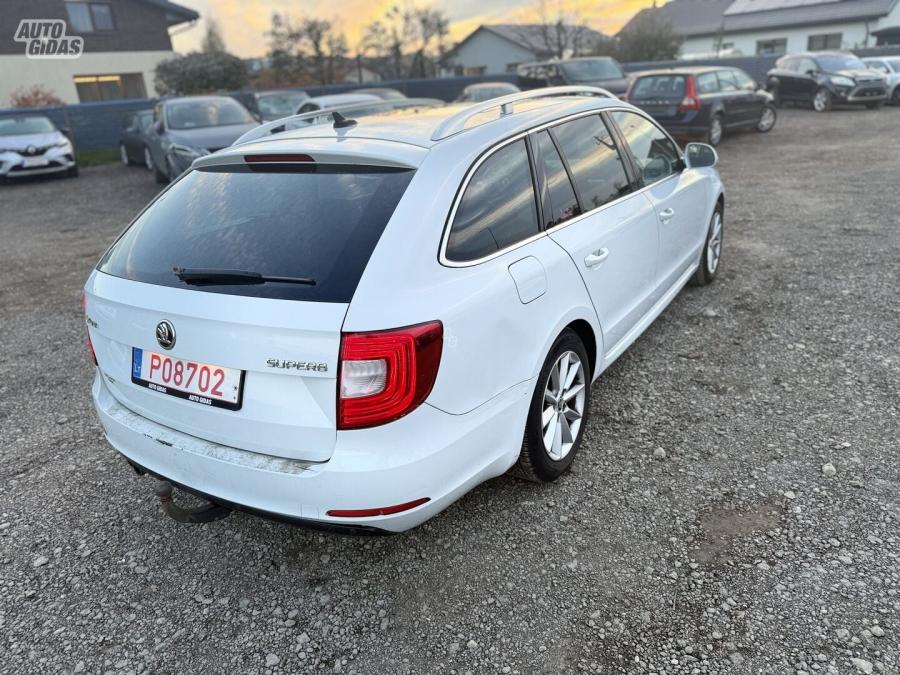 White Skoda SuperB 2015 in Kaunas, with an engine capacity of 1.60 L and mileage of 215 thousand km for 5450 €, photo 5 on AUTOMOTO.COM.LV