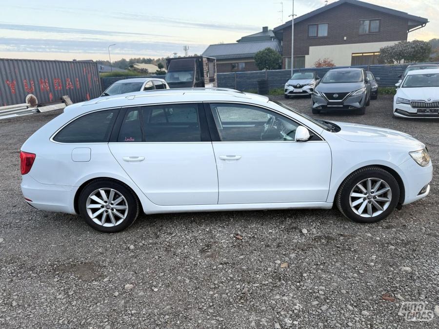 White Skoda SuperB 2015 in Kaunas, with an engine capacity of 1.60 L and mileage of 215 thousand km for 5450 €, photo 8 on AUTOMOTO.COM.LV