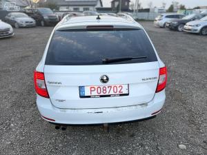 White Skoda SuperB 2015 in Kaunas, with an engine capacity of 1.60 L and mileage of 215 thousand km for 5450 €, photo 9 on AUTOMOTO.COM.LV