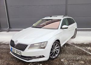 Balts Skoda SuperB 2016 Pērnava, ar dzinēja tilpumu 1.80 L un nobraukumu 210 tūkst. km par 14600 €, foto  vietnē AUTOMOTO.COM.LV