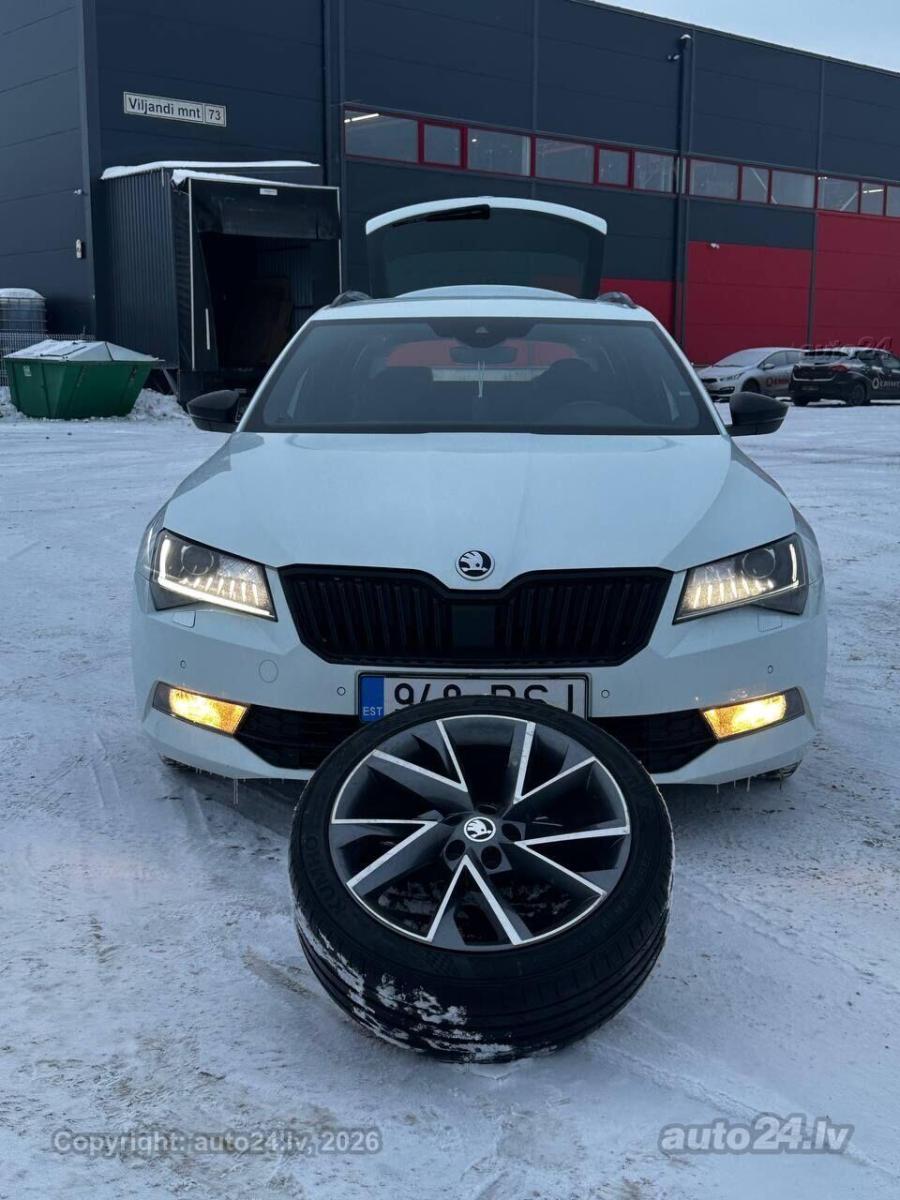 White Skoda SuperB 2016 in Tartu, with an engine capacity of 2.00 L and mileage of 200 thousand km for 16500 €, photo 23 on AUTOMOTO.COM.LV