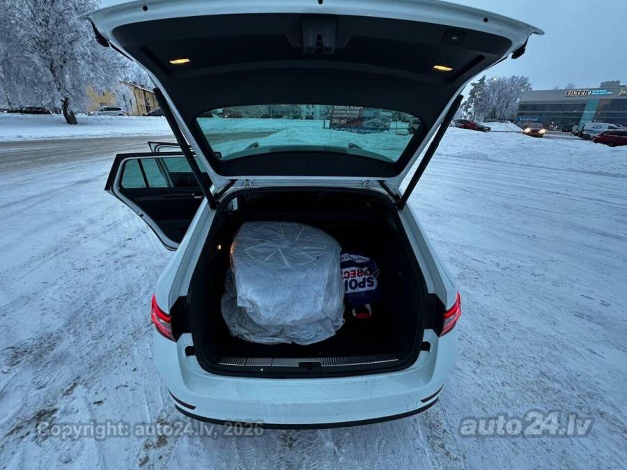 White Skoda SuperB 2016 in Tartu, with an engine capacity of 2.00 L and mileage of 200 thousand km for 16500 €, photo 25 on AUTOMOTO.COM.LV