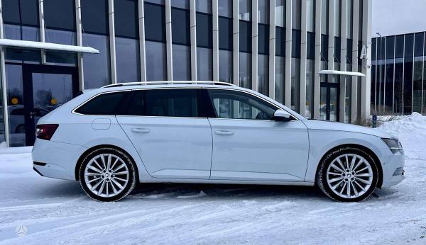 White Skoda SuperB 2016 in Vilnius, with an engine capacity of 1.97 L and mileage of 198 thousand km for 14990 €, photo 5 on AUTOMOTO.COM.LV