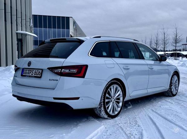 White Skoda SuperB 2016 in Vilnius, with an engine capacity of 1.97 L and mileage of 198 thousand km for 14990 €, photo 6 on AUTOMOTO.COM.LV