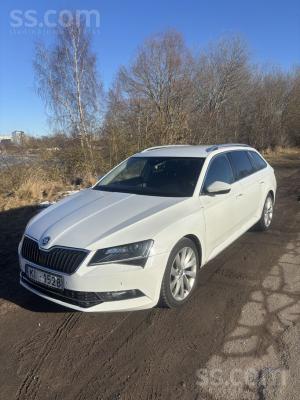 White Skoda SuperB 2016 in Riga, with an engine capacity of 2.00 L and mileage of 417 thousand km for 5900 €, photo  on AUTOMOTO.COM.LV