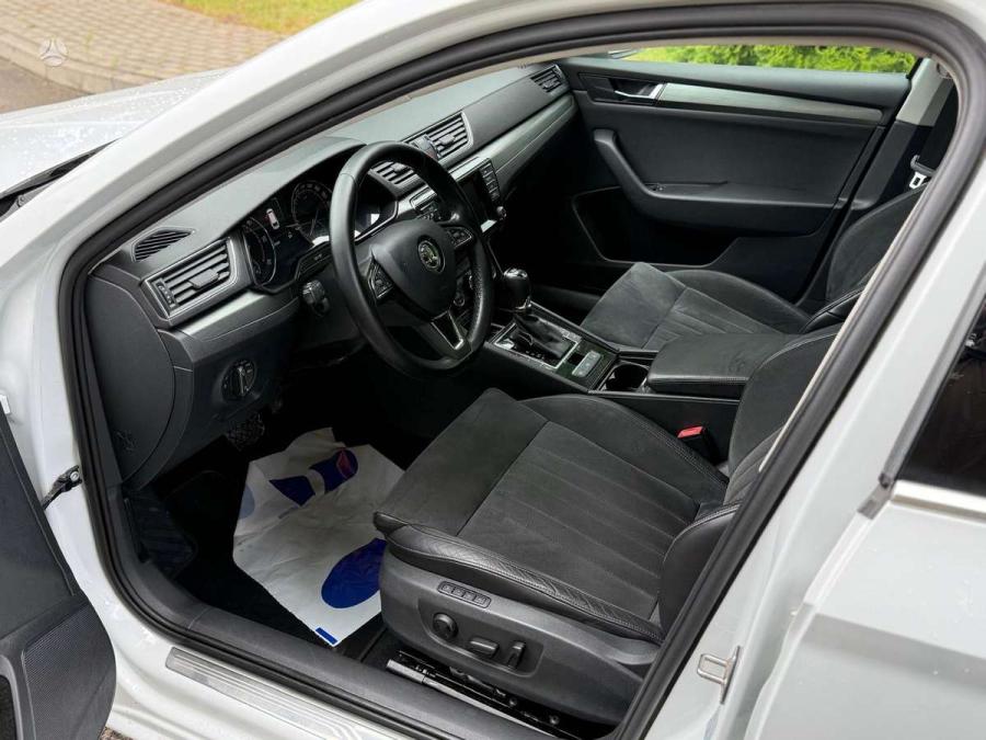 White Skoda SuperB 2016 in Taurage, with an engine capacity of 1.97 L and mileage of 300 thousand km for 8000 €, photo 14 on AUTOMOTO.COM.LV