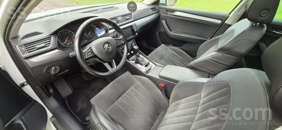 Balts Skoda SuperB 2016 Rīga, ar dzinēja tilpumu 2.00 L un nobraukumu 238 tūkst. km par 11550 €, foto 7 vietnē AUTOMOTO.COM.LV