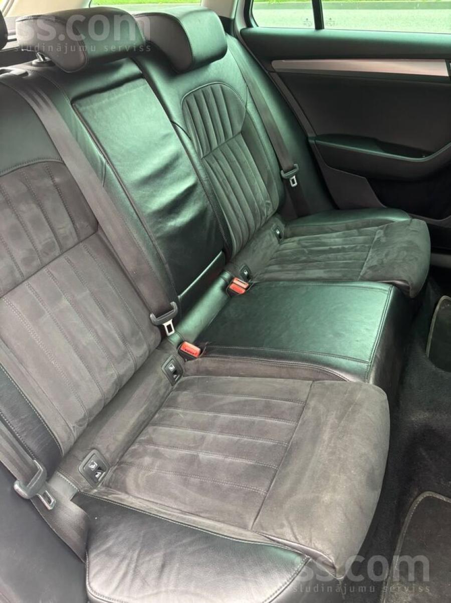 White Skoda SuperB 2016 in Riga, with an engine capacity of 2.00 L and mileage of 425 thousand km for 5450 €, photo 12 on AUTOMOTO.COM.LV