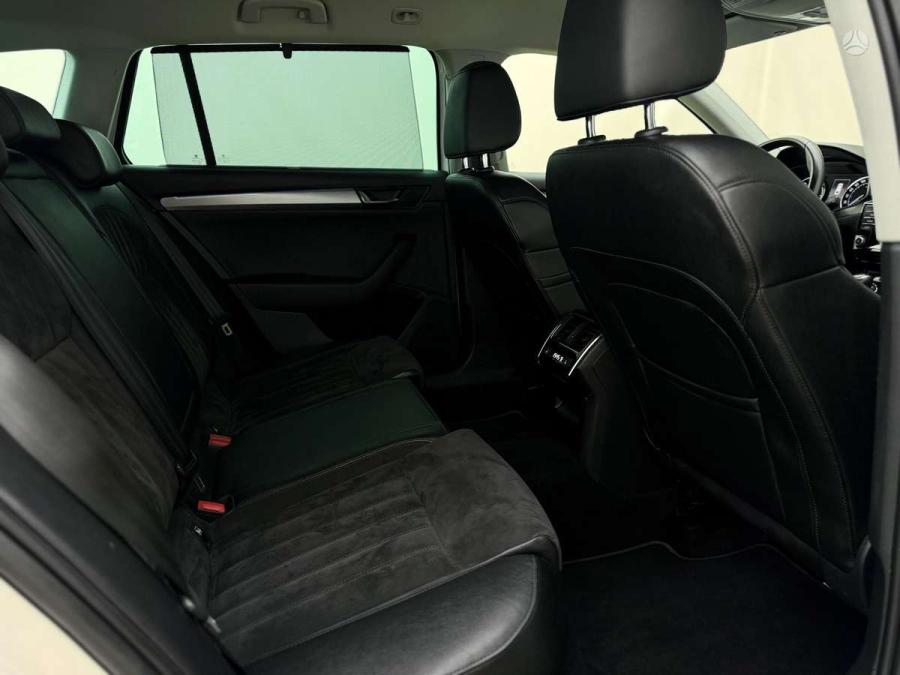 White Skoda SuperB 2016 in Vilnius, with an engine capacity of 1.97 L and mileage of 307 thousand km for 11390 €, photo 15 on AUTOMOTO.COM.LV