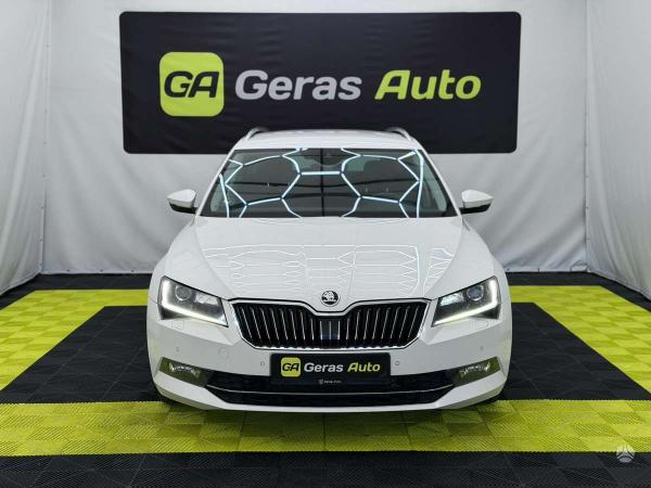 White Skoda SuperB 2016 in Vilnius, with an engine capacity of 1.97 L and mileage of 307 thousand km for 11390 €, photo 7 on AUTOMOTO.COM.LV