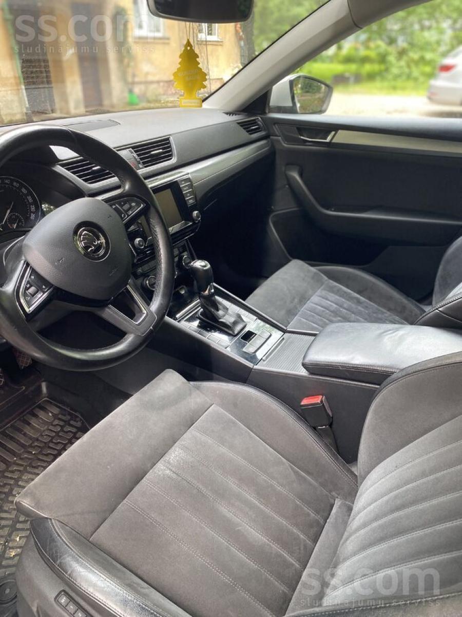 Balts Skoda SuperB 2016 Rīga, ar dzinēja tilpumu 2.00 L un nobraukumu 241 tūkst. km par 12000 €, foto 8 vietnē AUTOMOTO.COM.LV