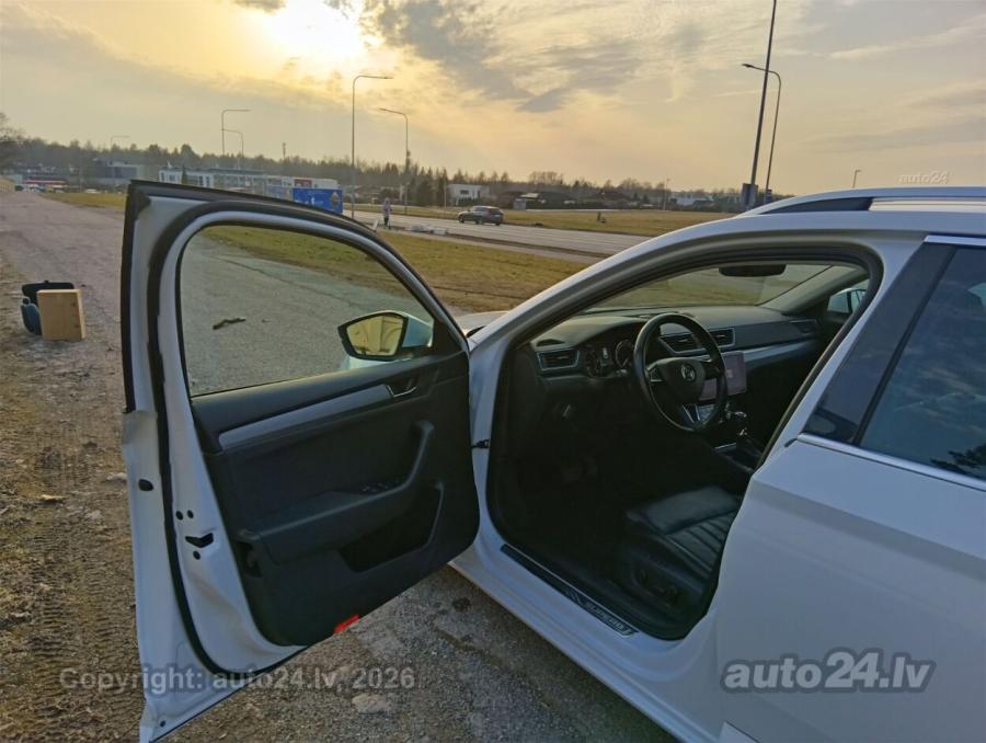 White Skoda SuperB 2017 in Tallinn, with an engine capacity of 1.60 L and mileage of 230 thousand km for 8500 €, photo 7 on AUTOMOTO.COM.LV