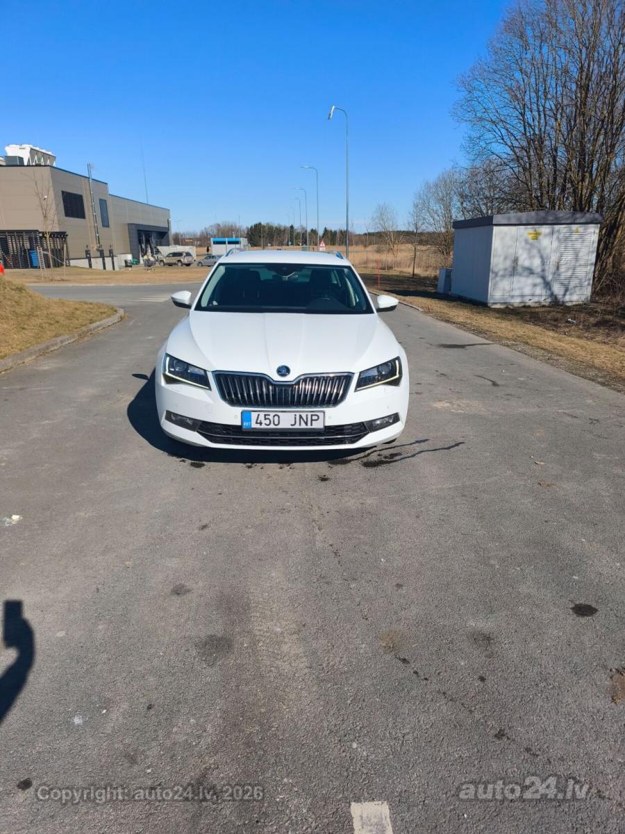 White Skoda SuperB 2017 in Tallinn, with an engine capacity of 2.00 L and mileage of 390 thousand km for 9999 €, photo 3 on AUTOMOTO.COM.LV