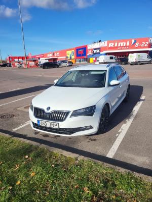 White Skoda SuperB 2017 in Tallinn, with an engine capacity of 2.00 L and mileage of 390 thousand km for 9999 €, photo 13 on AUTOMOTO.COM.LV