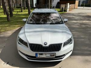White Skoda SuperB 2017 in Vilnius, with an engine capacity of 2.00 L and mileage of 220 thousand km for 15990 €, photo 3 on AUTOMOTO.COM.LV