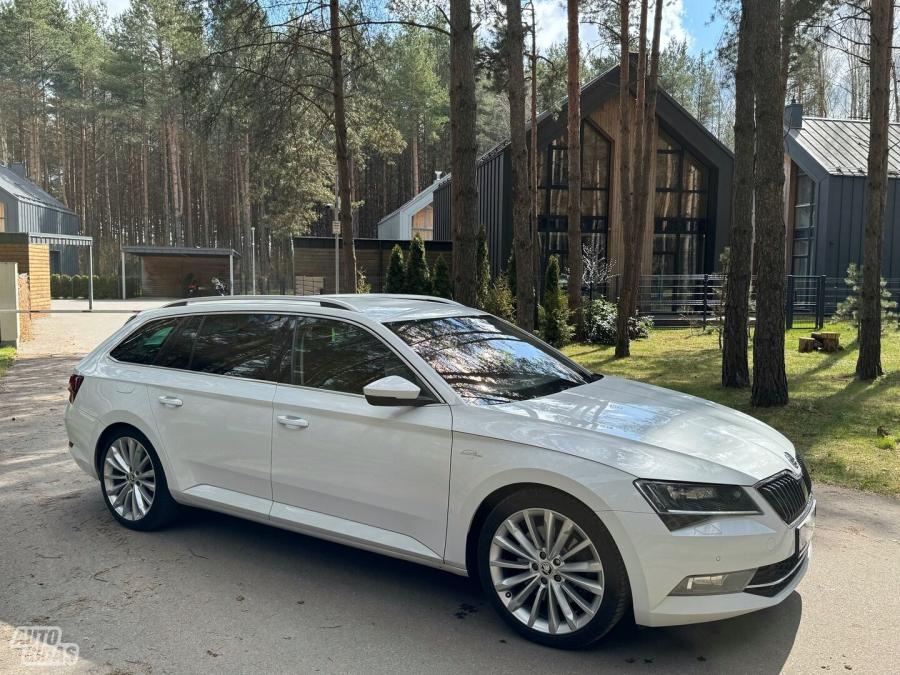 White Skoda SuperB 2017 in Vilnius, with an engine capacity of 2.00 L and mileage of 220 thousand km for 15990 €, photo 6 on AUTOMOTO.COM.LV