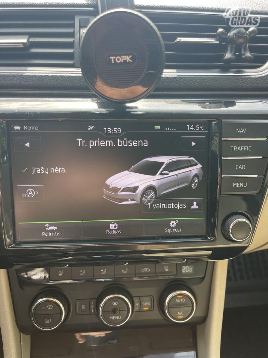 Balts Skoda SuperB 2017 Biržai, ar dzinēja tilpumu 1.60 L un nobraukumu 495 tūkst. km par 65000 €, foto 29 vietnē AUTOMOTO.COM.LV