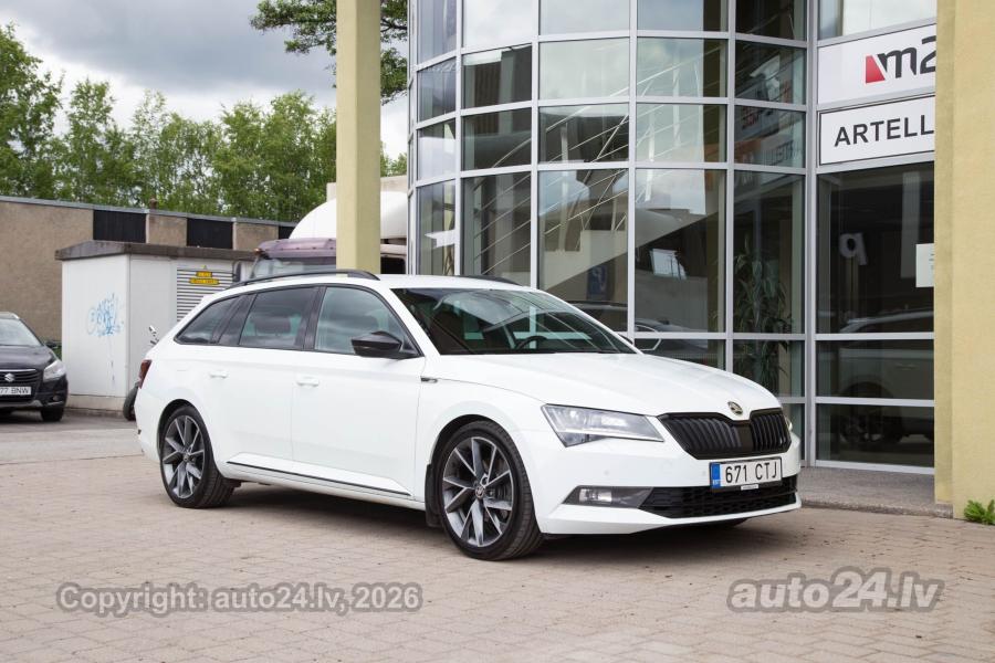 White Skoda SuperB 2017 in Tallinn, with an engine capacity of 2.00 L and mileage of 198 thousand km for 13990 €, photo 5 on AUTOMOTO.COM.LV