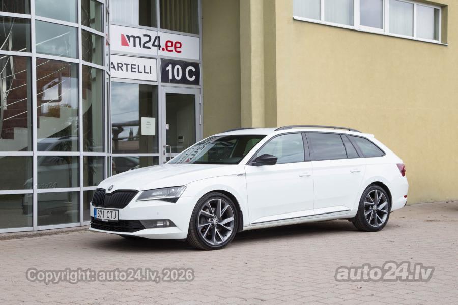 White Skoda SuperB 2017 in Tallinn, with an engine capacity of 2.00 L and mileage of 198 thousand km for 13990 €, photo 6 on AUTOMOTO.COM.LV