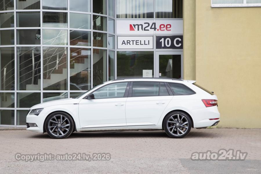 White Skoda SuperB 2017 in Tallinn, with an engine capacity of 2.00 L and mileage of 198 thousand km for 13990 €, photo 7 on AUTOMOTO.COM.LV