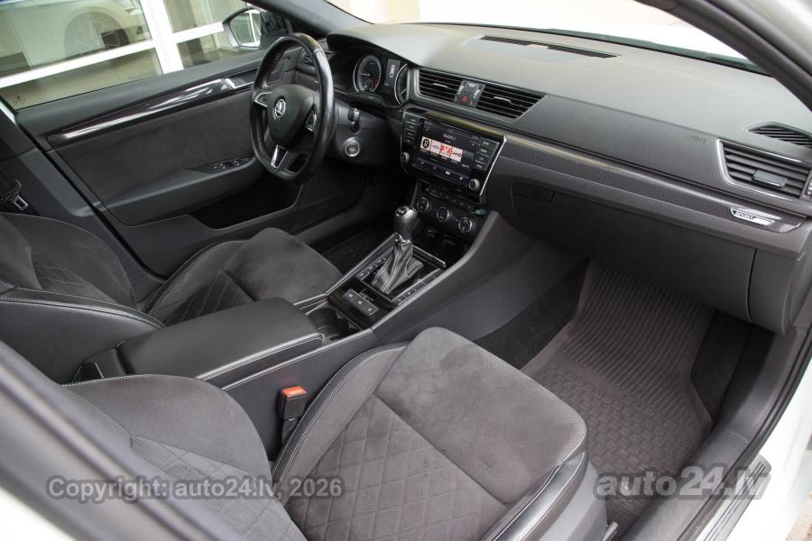 White Skoda SuperB 2017 in Tallinn, with an engine capacity of 2.00 L and mileage of 198 thousand km for 13990 €, photo 18 on AUTOMOTO.COM.LV