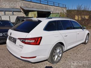 White Skoda SuperB 2017 in Vilnius, with an engine capacity of 2.00 L and mileage of 463 thousand km for 7700 €, photo 6 on AUTOMOTO.COM.LV