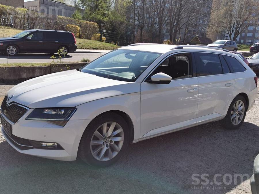 White Skoda SuperB 2017 in Vilnius, with an engine capacity of 2.00 L and mileage of 463 thousand km for 7700 €, photo 9 on AUTOMOTO.COM.LV