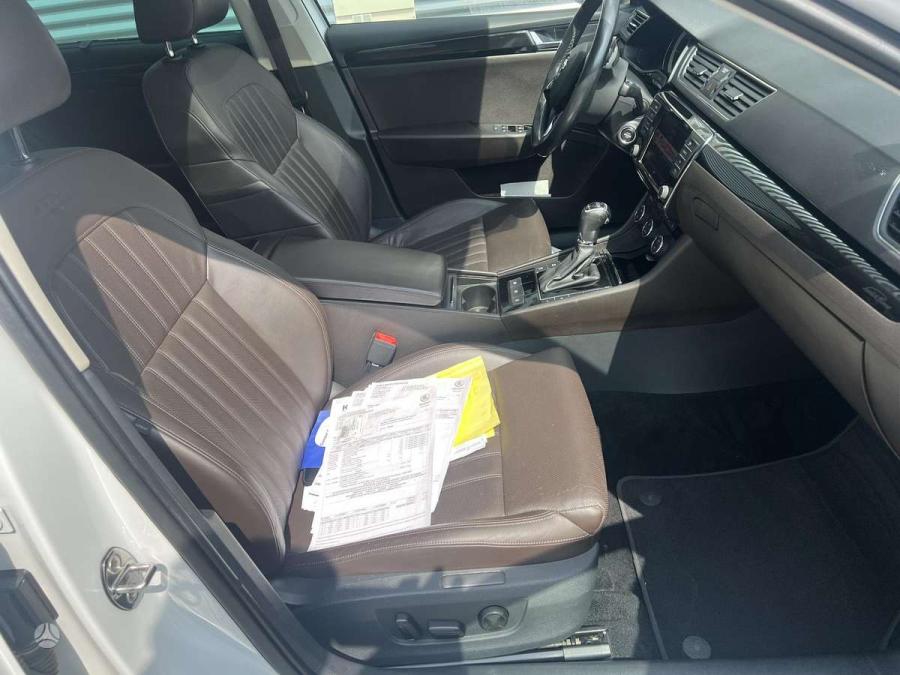 Balts Skoda SuperB 2017 Tauragė, ar dzinēja tilpumu 1.97 L un nobraukumu 268 tūkst. km par 12600 €, foto 15 vietnē AUTOMOTO.COM.LV