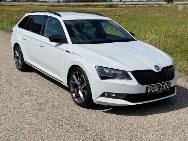 White Skoda SuperB 2017 in Vilkaviskis, with an engine capacity of 1.97 L and mileage of 229 thousand km for 14300 €, photo 2 on AUTOMOTO.COM.LV