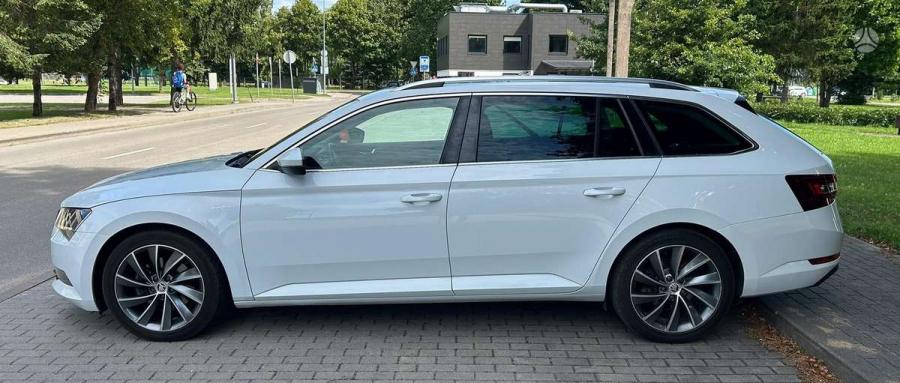 White Skoda SuperB 2017 in Taurage, with an engine capacity of 1.97 L and mileage of 268 thousand km for 12500 €, photo 3 on AUTOMOTO.COM.LV