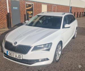 Balts Skoda SuperB 2017 Utena, ar dzinēja tilpumu 1.97 L un nobraukumu 230 tūkst. km par 4600 €, foto  vietnē AUTOMOTO.COM.LV