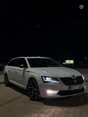 White Skoda SuperB 2017 in Vilnius, with an engine capacity of 1.97 L and mileage of 340 thousand km for 11700 €, photo 3 on AUTOMOTO.COM.LV