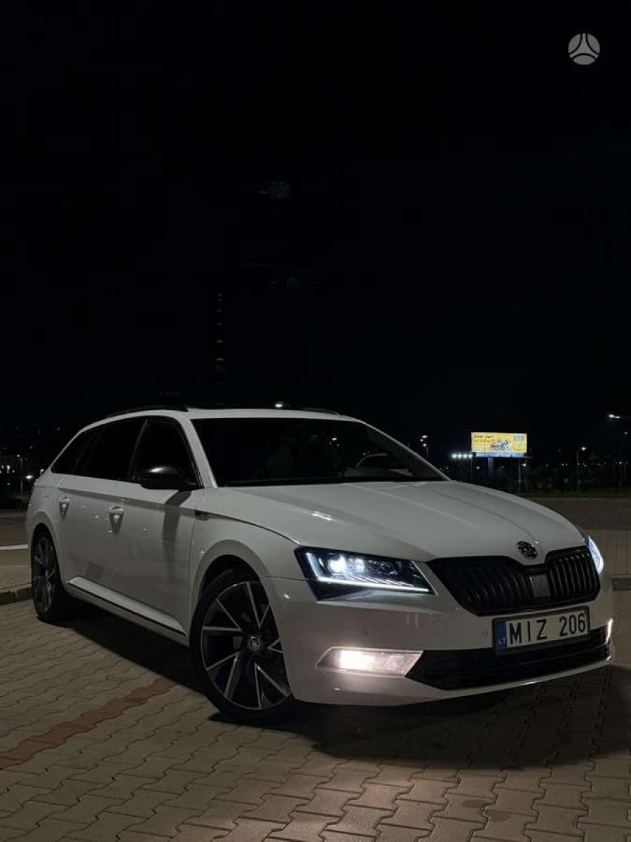 White Skoda SuperB 2017 in Vilnius, with an engine capacity of 1.97 L and mileage of 340 thousand km for 11700 €, photo 3 on AUTOMOTO.COM.LV