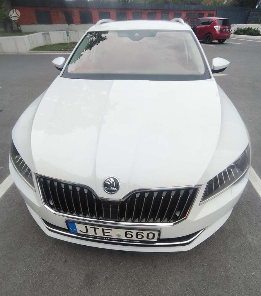 White Skoda SuperB 2017 in Kaunas, with an engine capacity of 1.40 L and mileage of 229 thousand km for 12800 €, photo 3 on AUTOMOTO.COM.LV