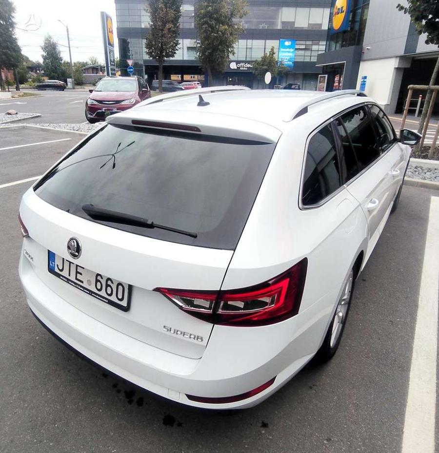 White Skoda SuperB 2017 in Kaunas, with an engine capacity of 1.40 L and mileage of 229 thousand km for 12800 €, photo 6 on AUTOMOTO.COM.LV