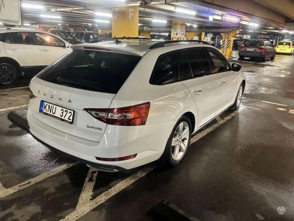 White Skoda SuperB 2018 in Vilnius, with an engine capacity of 2.00 L and mileage of 132 thousand km for 16900 €, photo 3 on AUTOMOTO.COM.LV
