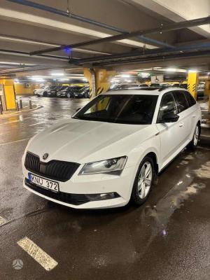 White Skoda SuperB 2018 in Vilnius, with an engine capacity of 2.00 L and mileage of 132 thousand km for 16900 €, photo 8 on AUTOMOTO.COM.LV