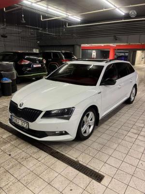 White Skoda SuperB 2018 in Vilnius, with an engine capacity of 2.00 L and mileage of 132 thousand km for 16900 €, photo 14 on AUTOMOTO.COM.LV