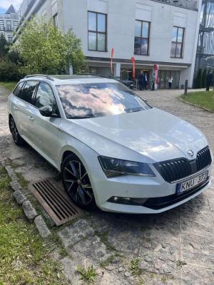 White Skoda SuperB 2018 in Vilnius, with an engine capacity of 2.00 L and mileage of 132 thousand km for 16900 €, photo 21 on AUTOMOTO.COM.LV