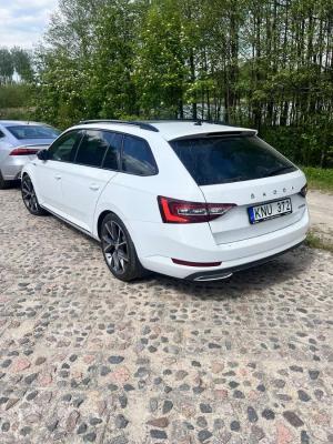 White Skoda SuperB 2018 in Vilnius, with an engine capacity of 2.00 L and mileage of 132 thousand km for 16900 €, photo 22 on AUTOMOTO.COM.LV