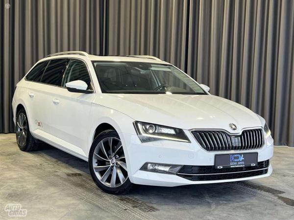 Balts Skoda SuperB 2018 Marijampole, ar dzinēja tilpumu 2.00 L un nobraukumu 237 tūkst. km par 14950 €, foto  vietnē AUTOMOTO.COM.LV