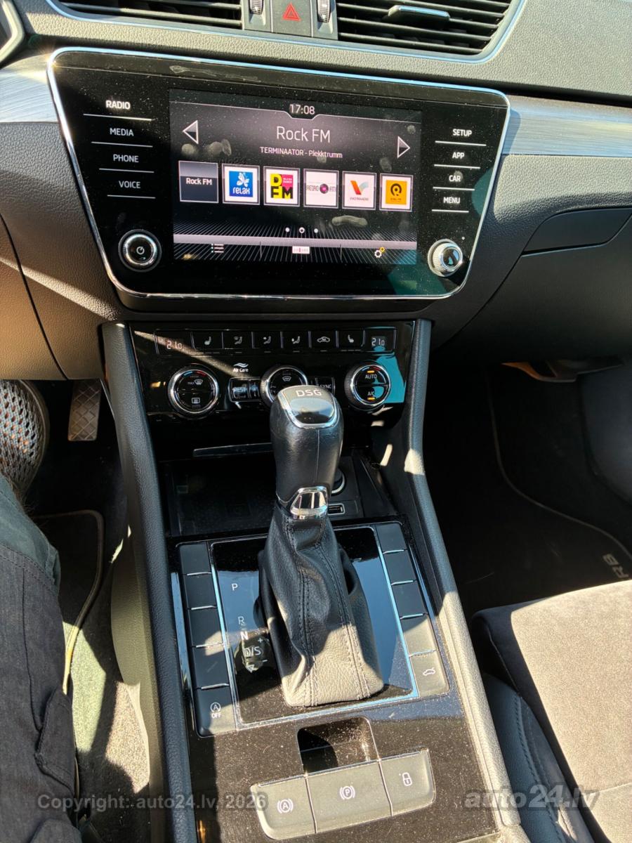 White Skoda SuperB 2018 in Tallinn, with an engine capacity of 1.80 L and mileage of 204 thousand km for 12450 €, photo 12 on AUTOMOTO.COM.LV