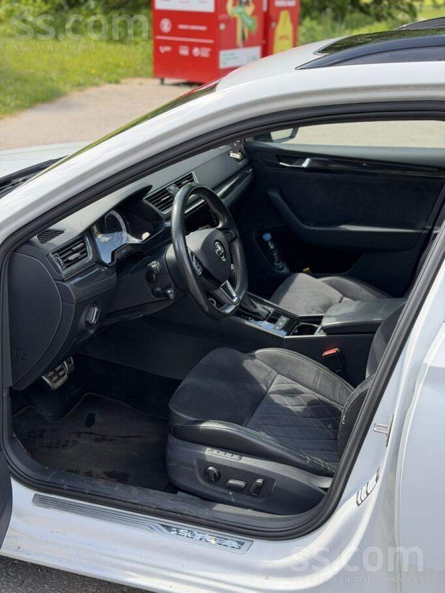 Balts Skoda SuperB 2018 Rīga, ar dzinēja tilpumu 2.00 L un nobraukumu 150 tūkst. km par 16500 €, foto 10 vietnē AUTOMOTO.COM.LV
