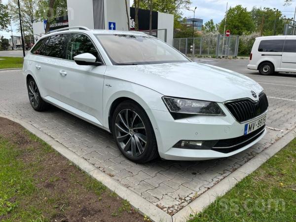 White Skoda SuperB 2018 in Jelgava, with an engine capacity of 2.00 L and mileage of 300 thousand km for 12800 €, photo 1 on AUTOMOTO.COM.LV