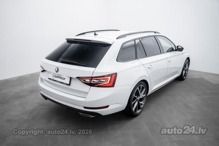 White Skoda SuperB 2018 in Tallinn, with an engine capacity of 2.00 L and mileage of 126 thousand km for 18999 €, photo 5 on AUTOMOTO.COM.LV