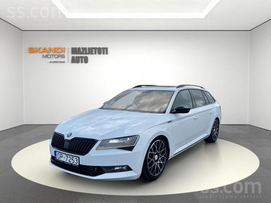 White Skoda SuperB 2018 in Riga, with an engine capacity of 2.00 L and mileage of 143 thousand km for 16990 €, photo 1 on AUTOMOTO.COM.LV