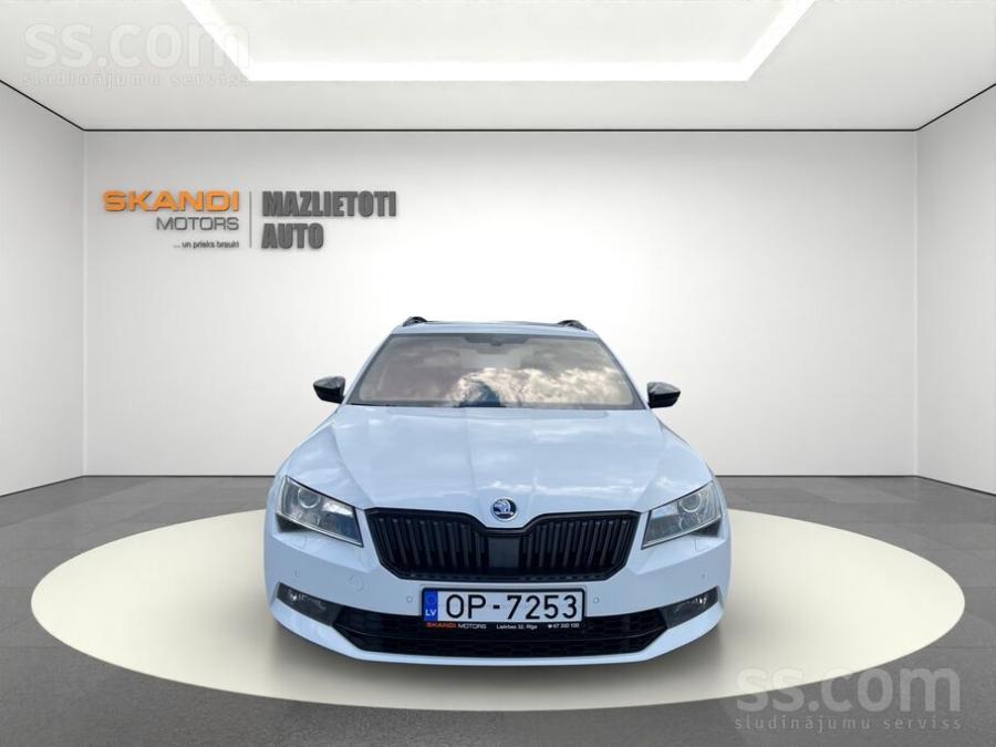 White Skoda SuperB 2018 in Riga, with an engine capacity of 2.00 L and mileage of 143 thousand km for 16990 €, photo 3 on AUTOMOTO.COM.LV