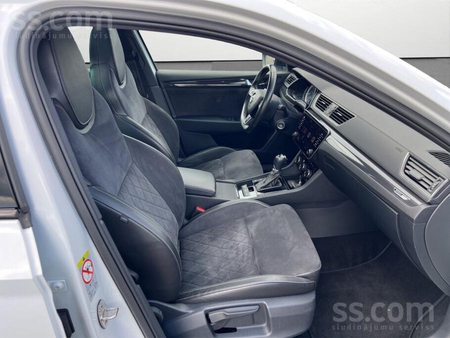 White Skoda SuperB 2018 in Riga, with an engine capacity of 2.00 L and mileage of 143 thousand km for 16990 €, photo 17 on AUTOMOTO.COM.LV