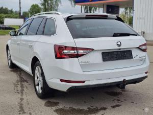 White Skoda SuperB 2018 in Rokiskis, with an engine capacity of 1.97 L and mileage of 358 thousand km for 9620 €, photo 6 on AUTOMOTO.COM.LV