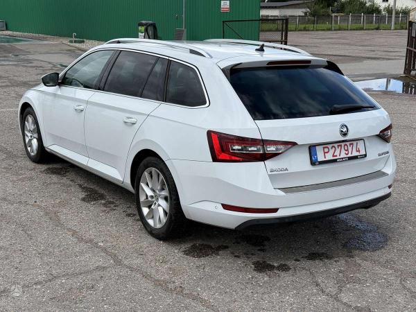 White Skoda SuperB 2018 in Vilkaviskis, with an engine capacity of 1.97 L and mileage of 227 thousand km for 13700 €, photo 3 on AUTOMOTO.COM.LV